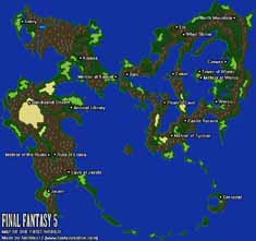 Final Fantasy 9 World Map - United States Map